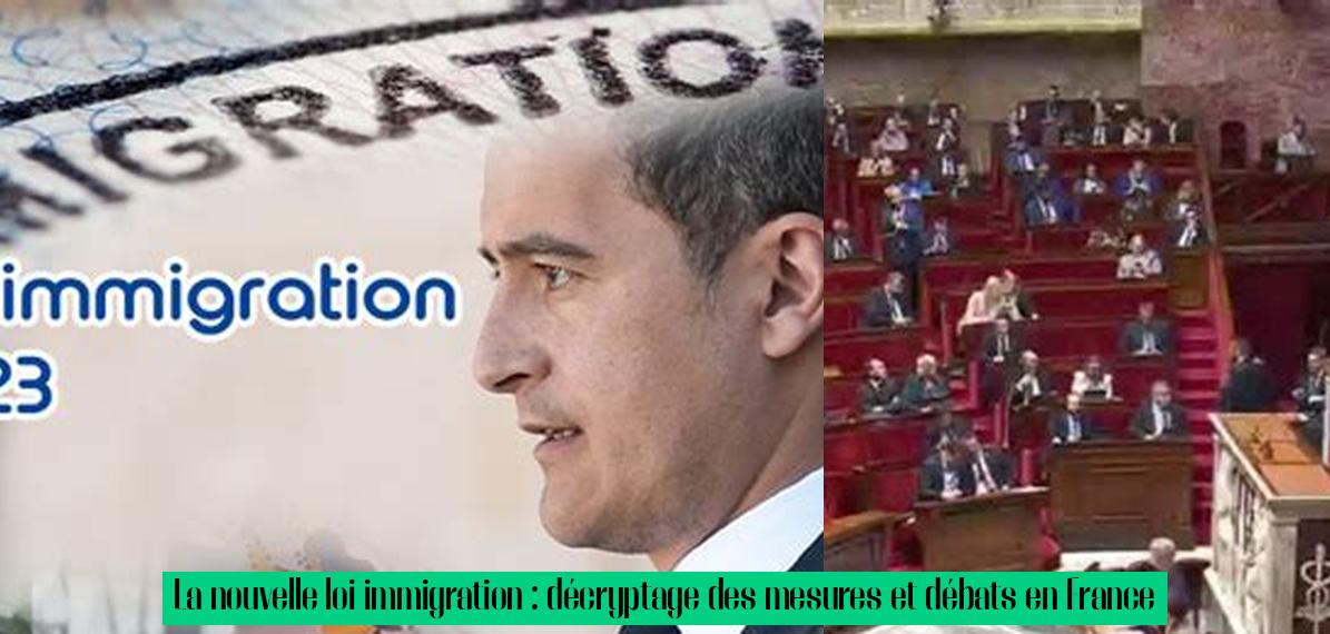 La nouvelle loi immigration : décryptage des mesures et débats en ...